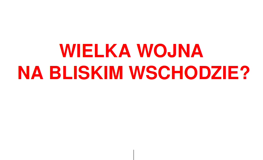 Co naprawdę dzieje się w Iranie?